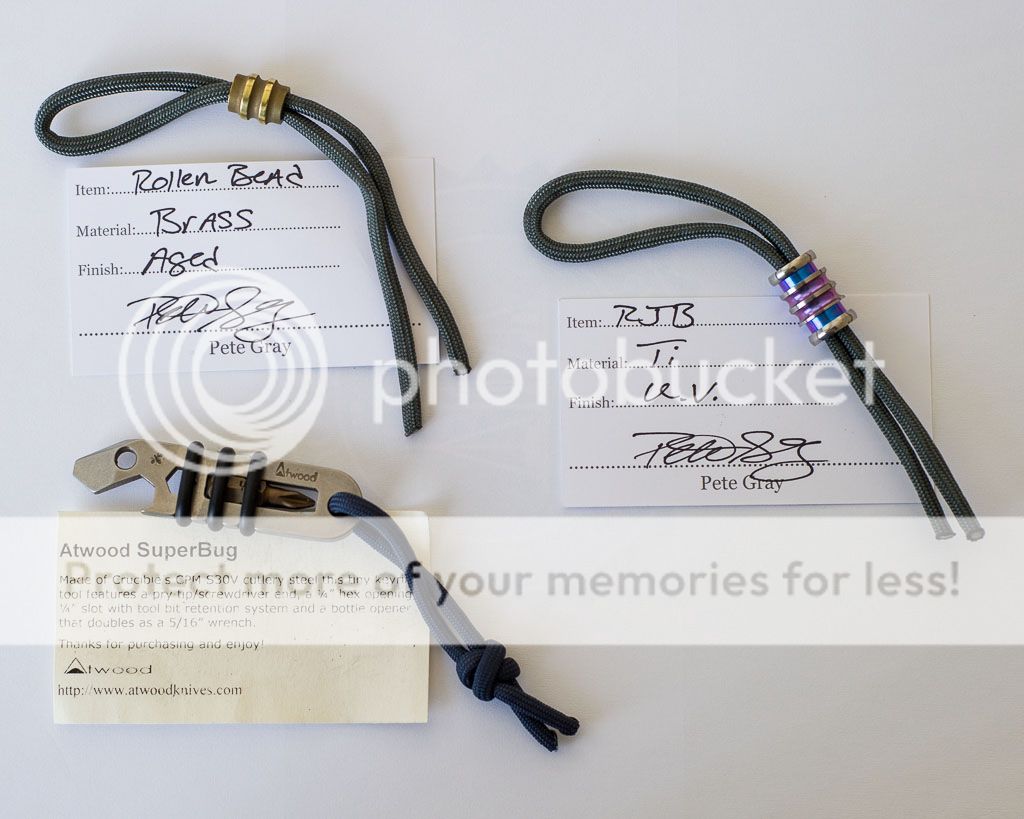 Peter Atwood G1 Superbug and Pete Gray beads | BladeForums.com